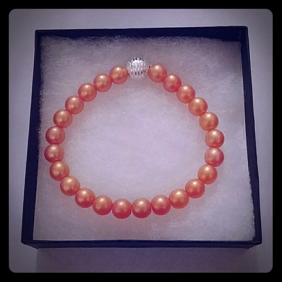 Jewelry | Sunset Suede Pearl Bracelet | Poshmark